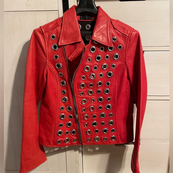 RtA | Jackets & Coats | Rta Grommet Leather Moto Jacket | Poshmark